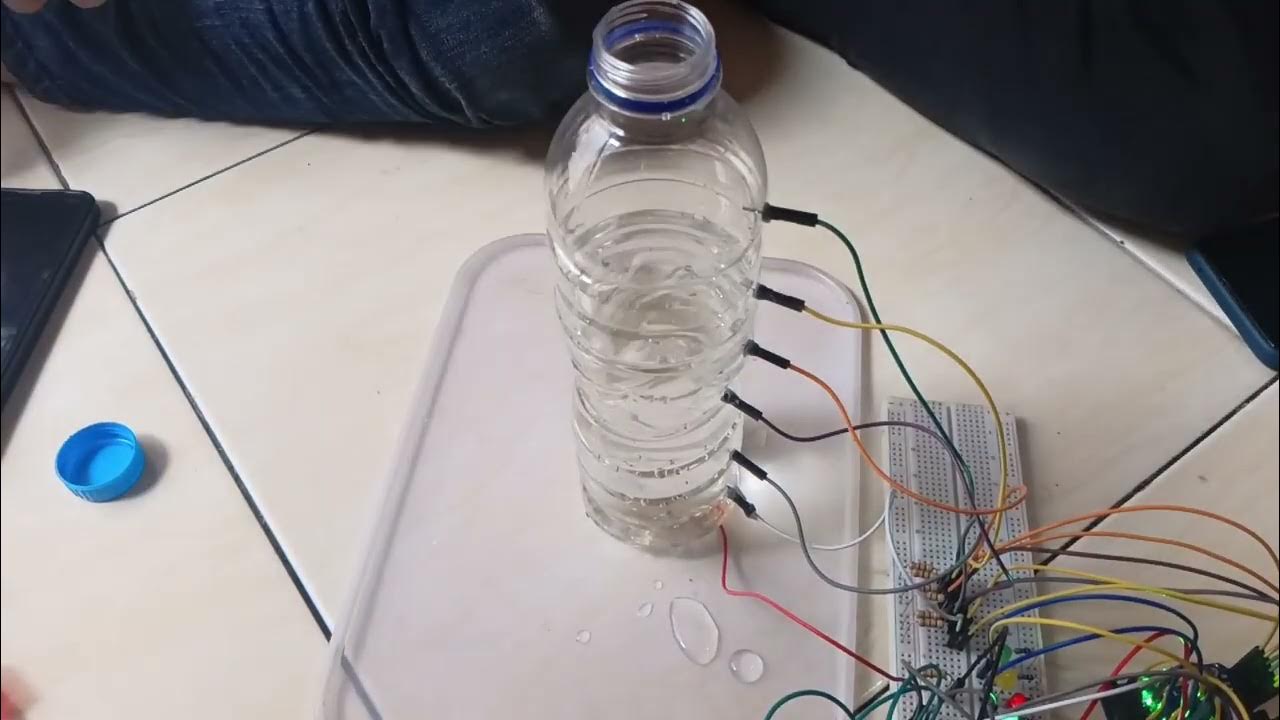 sensor ketinggian air menggunakan arduino - YouTube