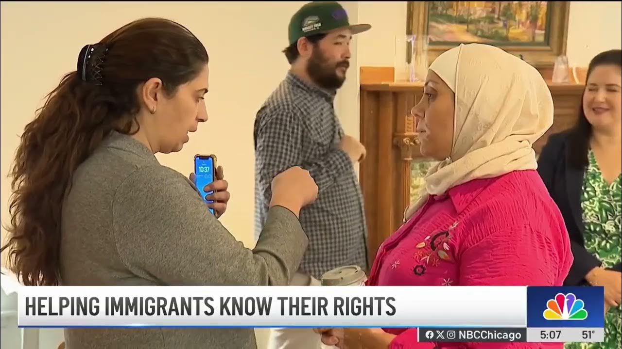 Advocates aim to help immigrants know their rights - YouTube