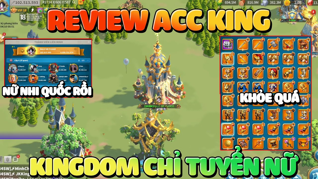 Lần Đầu Gặp Kingdom Chủ Yếu Là Chị Em Chơi Game - Tuyển Thêm Nữ Về Chắc ...