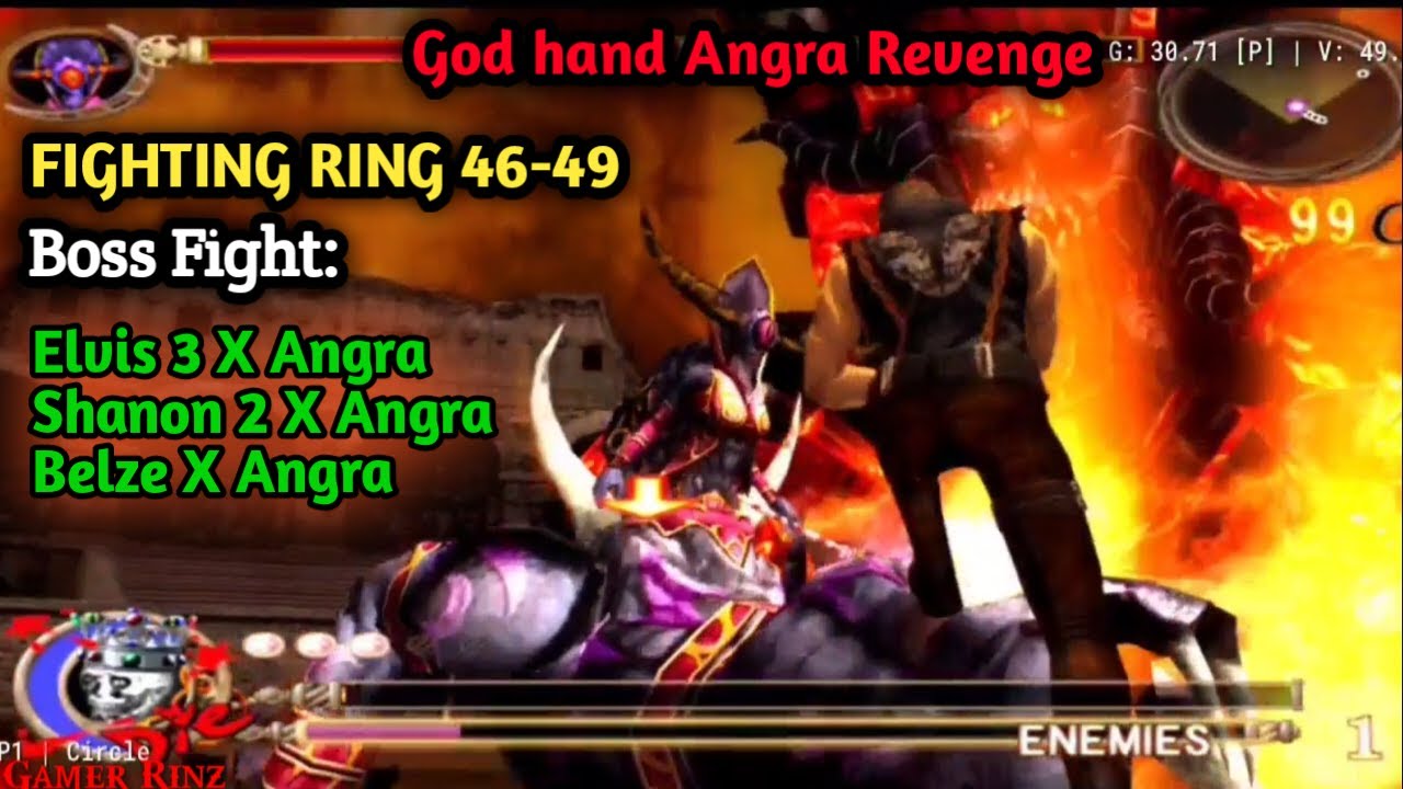 FIGHTING RING 47-49 Boss Fight - God hand Angra Revenge - Aetersx2 ...