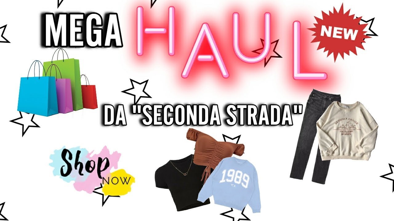 MEGA HAUL! *Shopping da Seconda Strada*🛍 - YouTube
