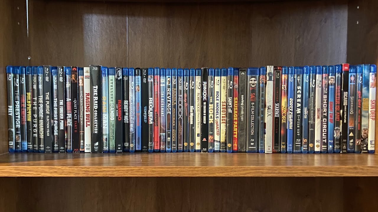 My Entire Blu-ray Collection: 8th Shelf - YouTube