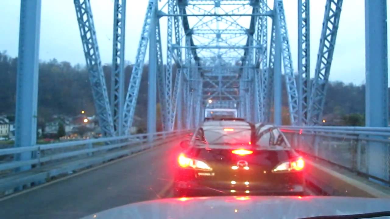 Stuck on the Ironton-Russell bridge!! - YouTube