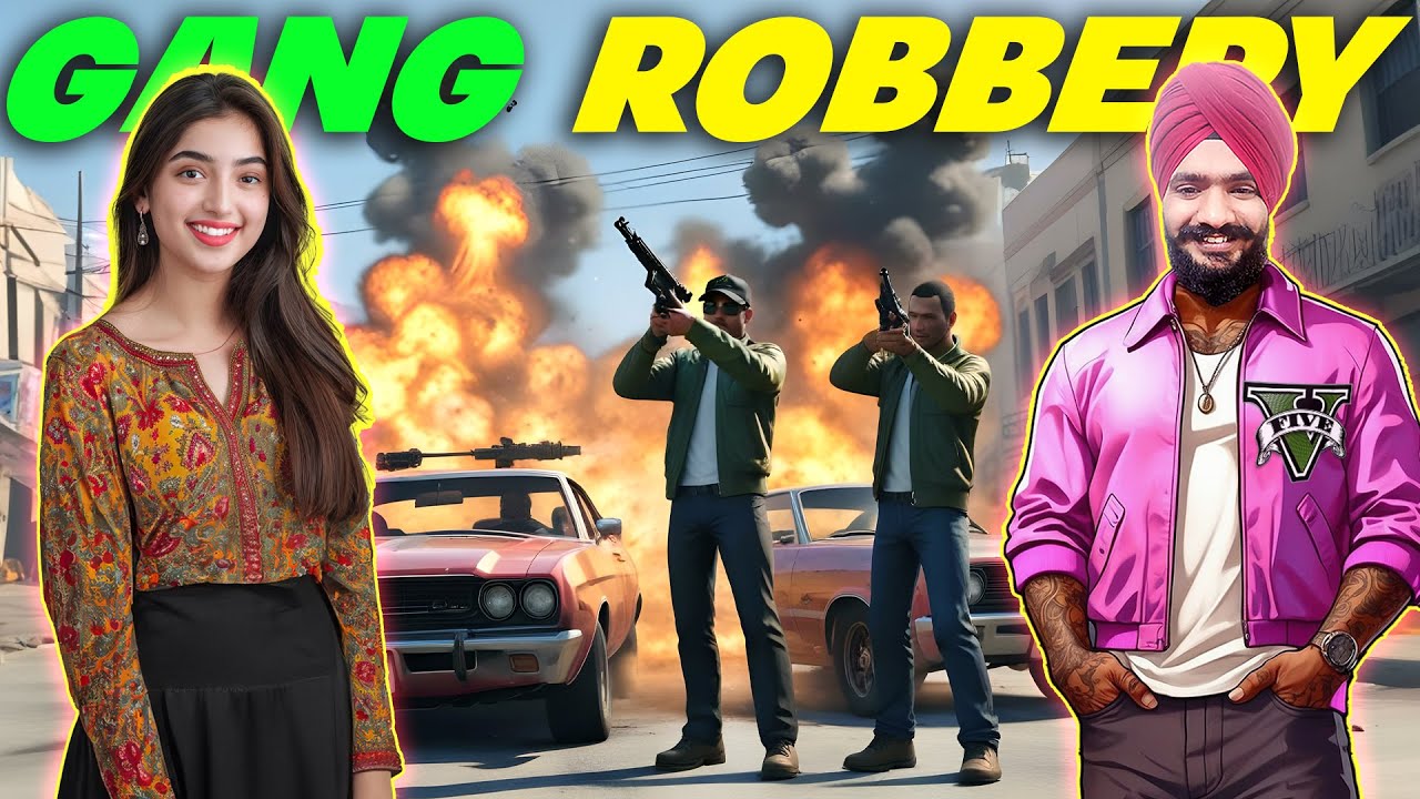 GANG ROBBERY in GTA-5 RP | New Leader | GTA-5 Role Play - YouTube