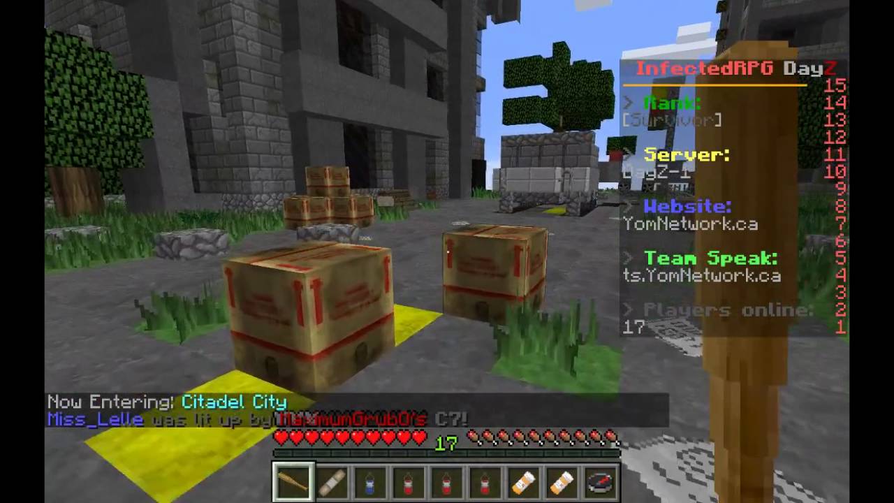 MineCraft WarZone - YouTube