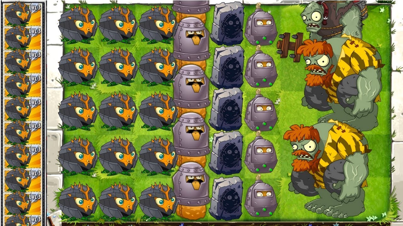 Plants vs Zombies 2 Citron , Chomper Challenge MEGA Plant Massive ...