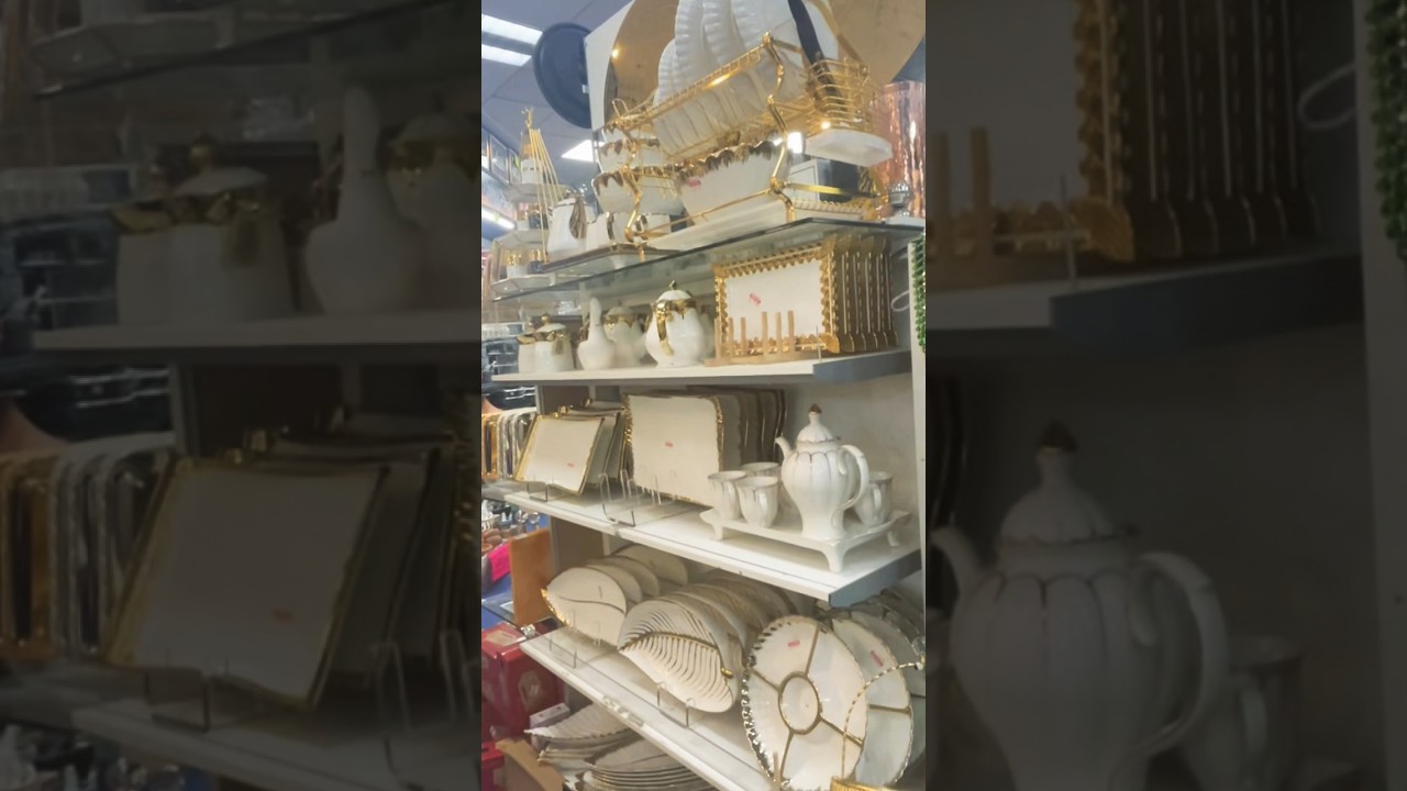 Stunning dishes shop in London. - YouTube