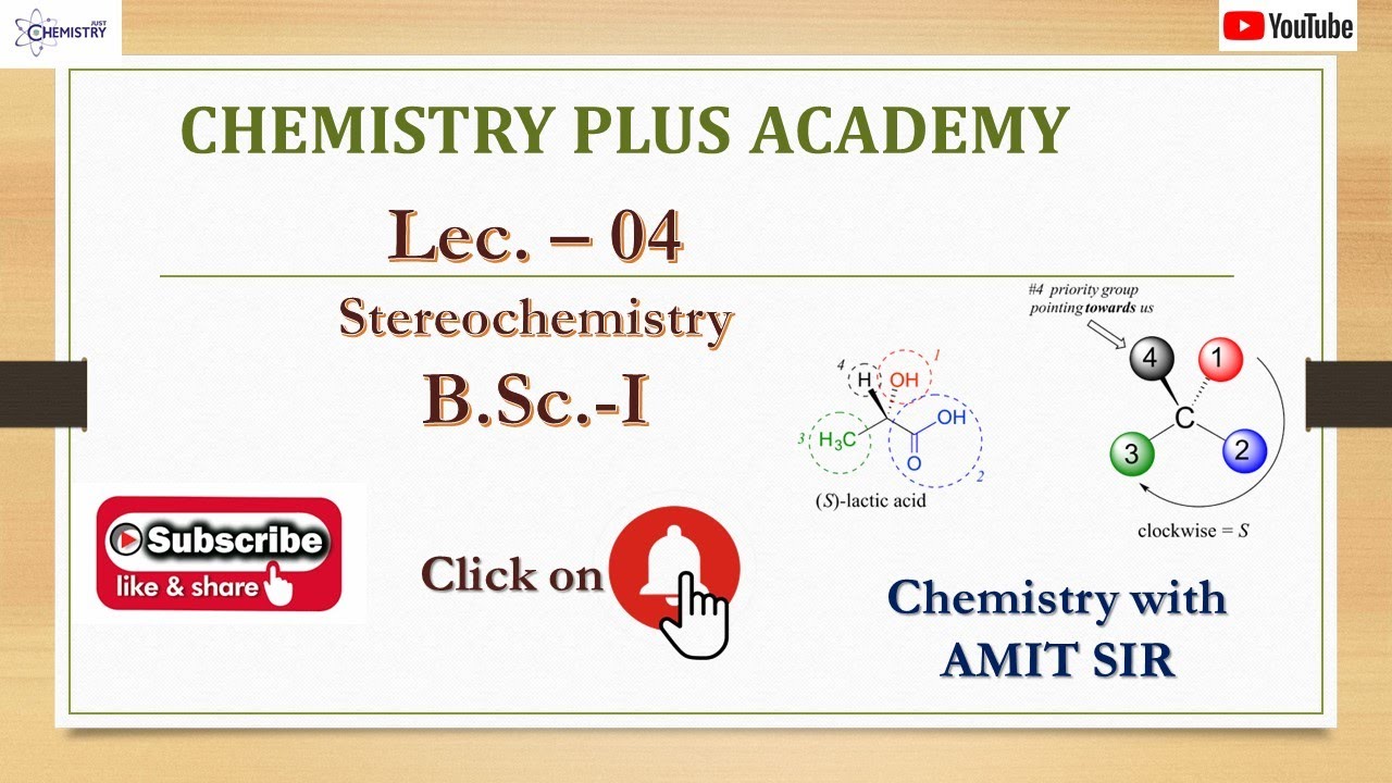 stereochemistry L-04 // B.Sc.-I // Erythro and Threo isomer// Some ...