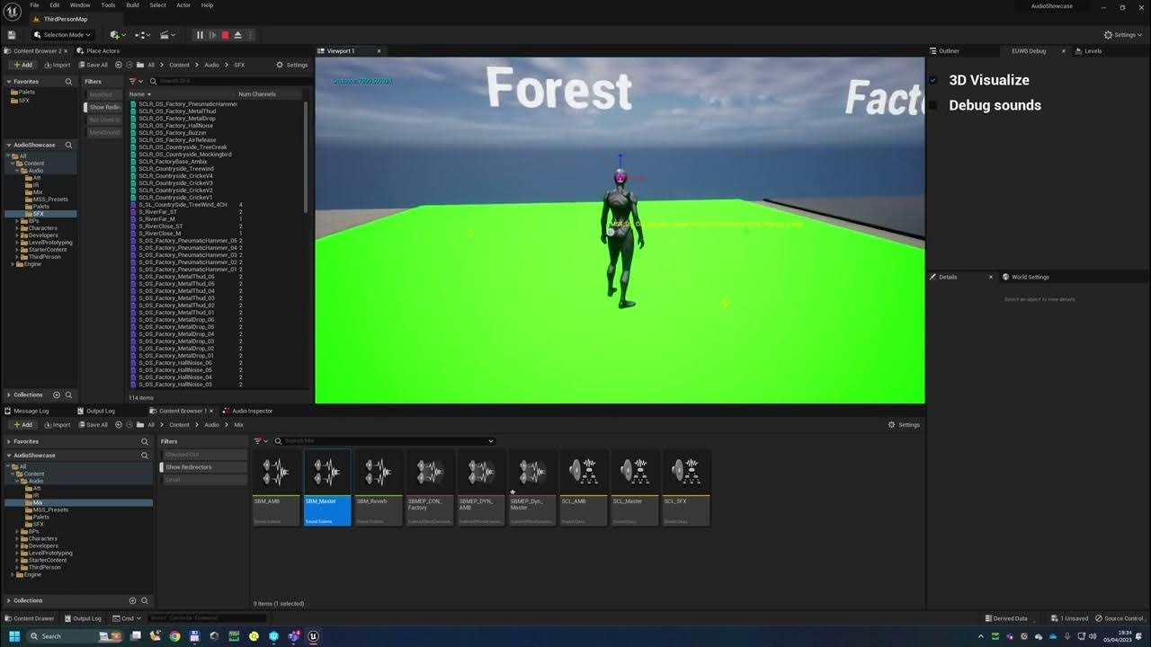 UE5 Soundscape using AudioGameplay volumes - YouTube