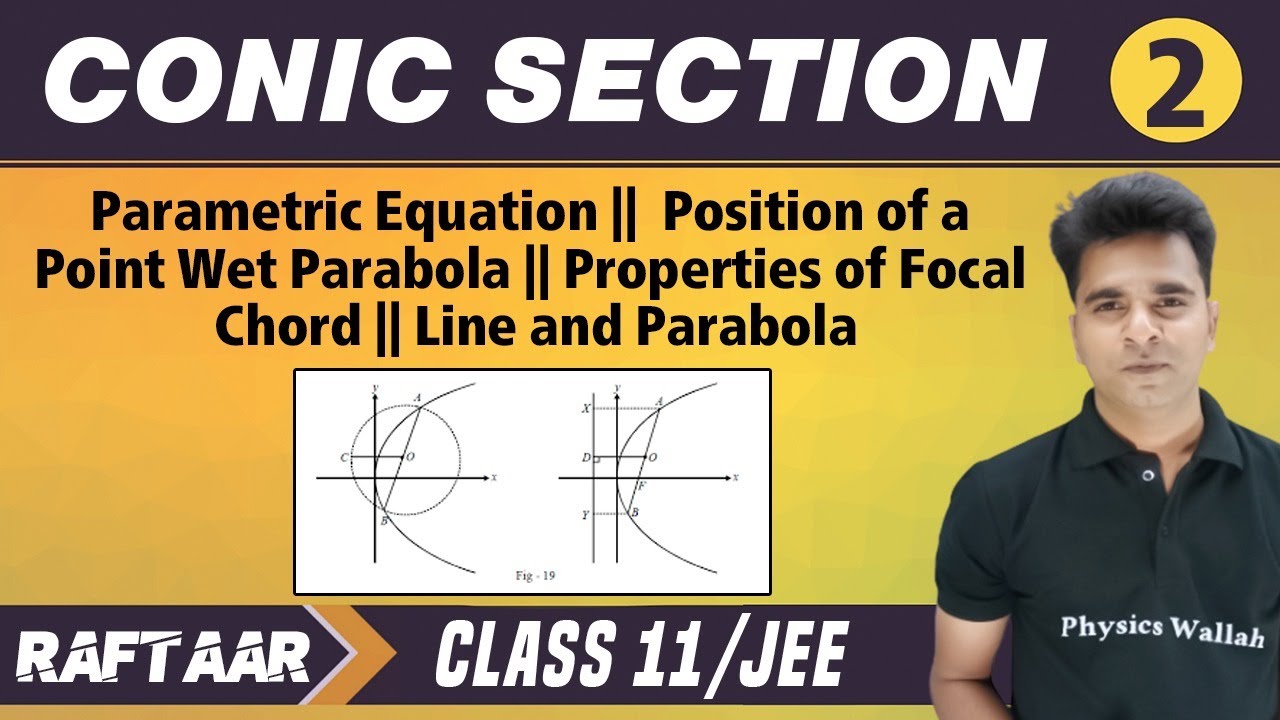 Conic Section 02 | Parametric Equation | Position of a Point WET ...