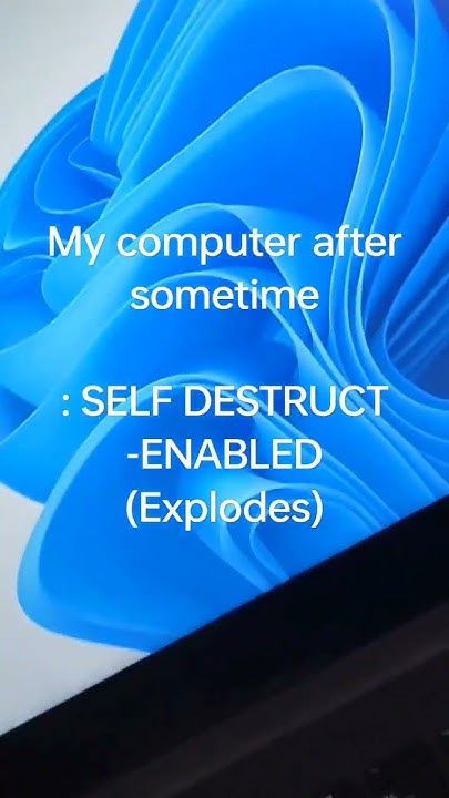 Howy computer explodes after a fresh install of windows 11 #windows 11 ...