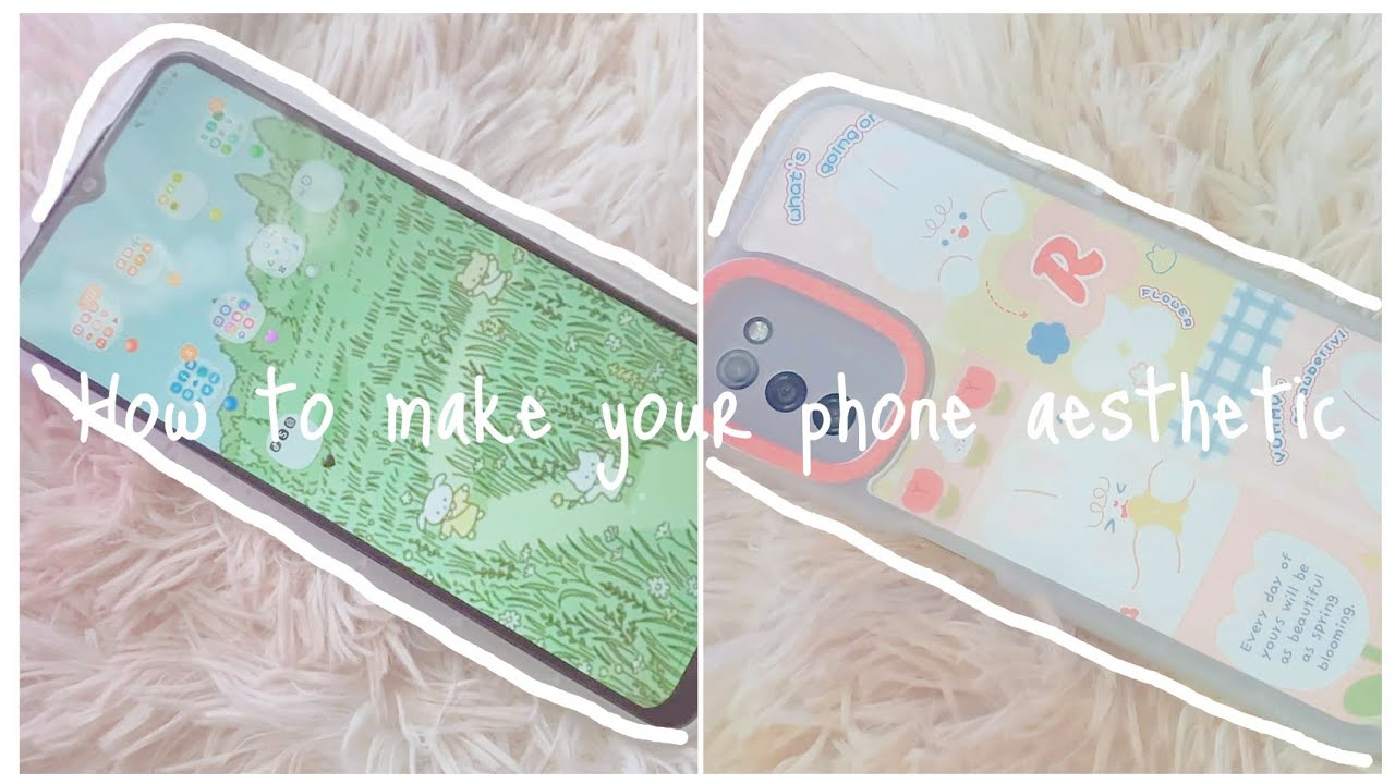 How to make your phone aesthetic (samsung a02s) - YouTube