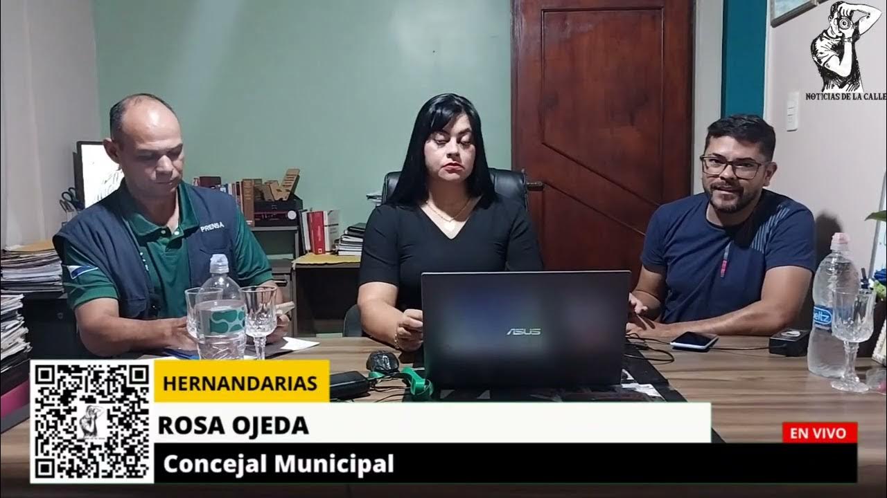 Diálogo con la Concejal Abg. Rosa Ojeda. - YouTube