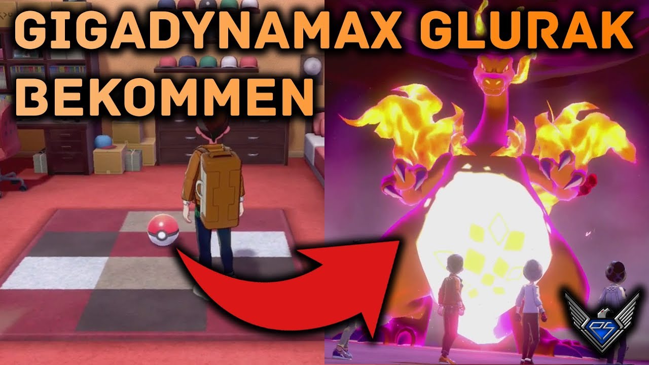 So bekommt ihr ein Gigadynamax Glurak! [Pokemon Schwert und Schild ...