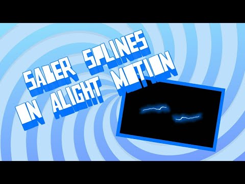 HOW TO MAKE SABER SPLINES (ANDROID) ALIGHT MOTION TUTORIAL - YouTube