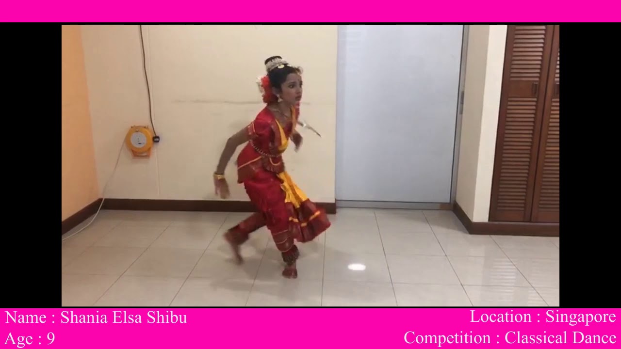 Contestant Ms.Shania Elsa Shibu dance performance under sub junior ...