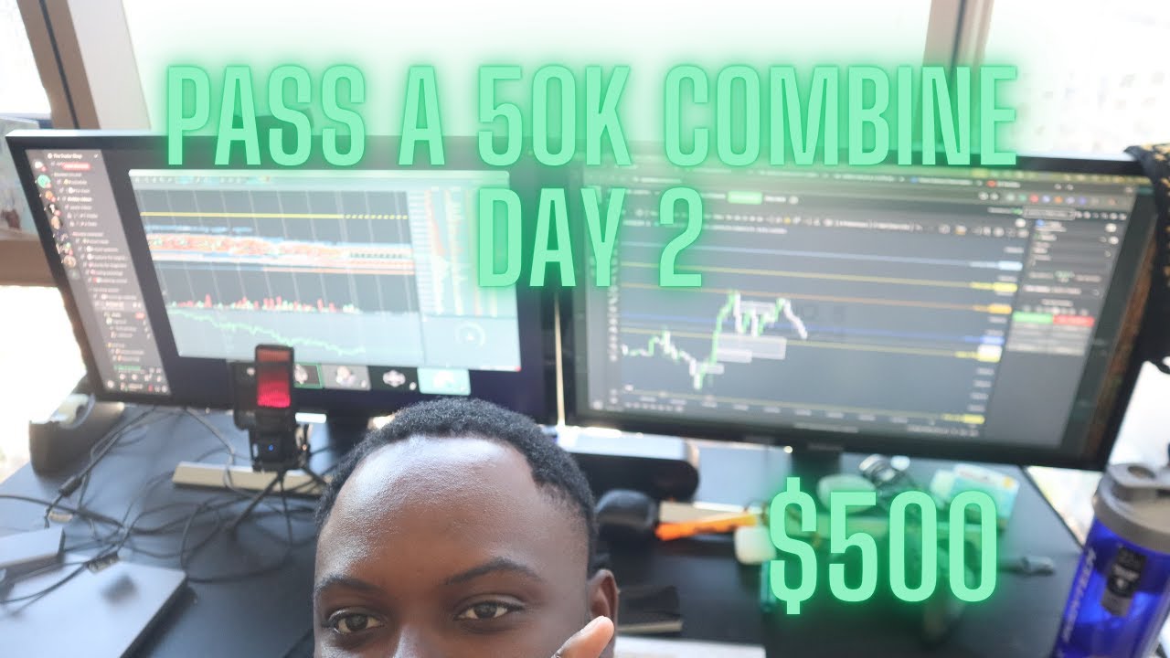How to pass a 50K Combine w/ TOPSTEP Series Day 2 | How to use MACRO ...