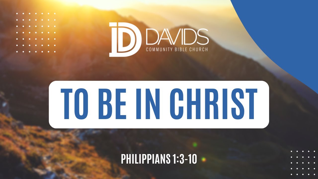 To Be IN Christ - YouTube
