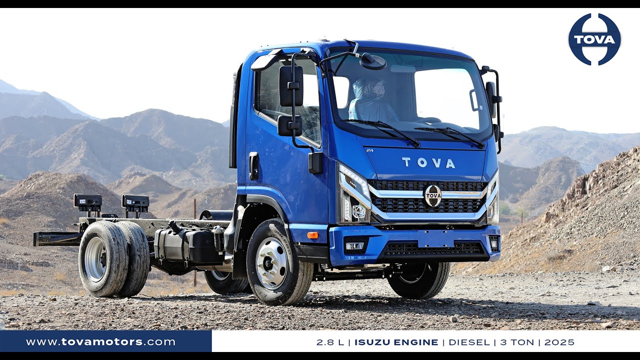 TOVA J14 | Light Duty City Truck | Export from Dubai | Chassis | 2025 ...