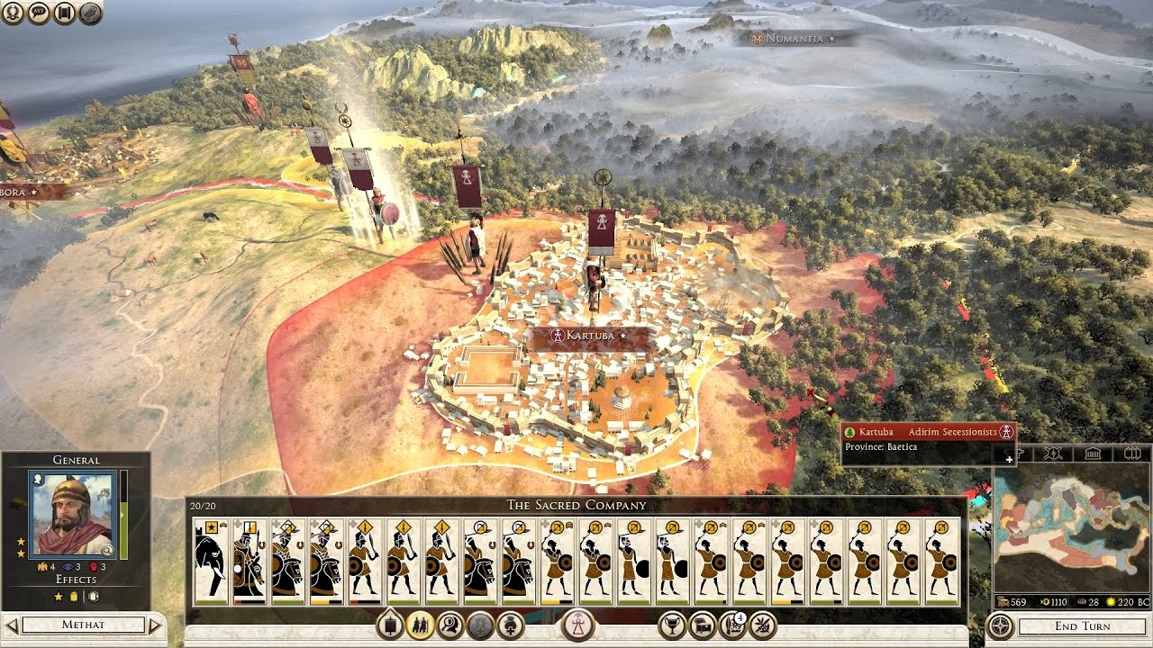 Rome 2 Total War - Carthage Part 25 - 2nd Secession ... - YouTube