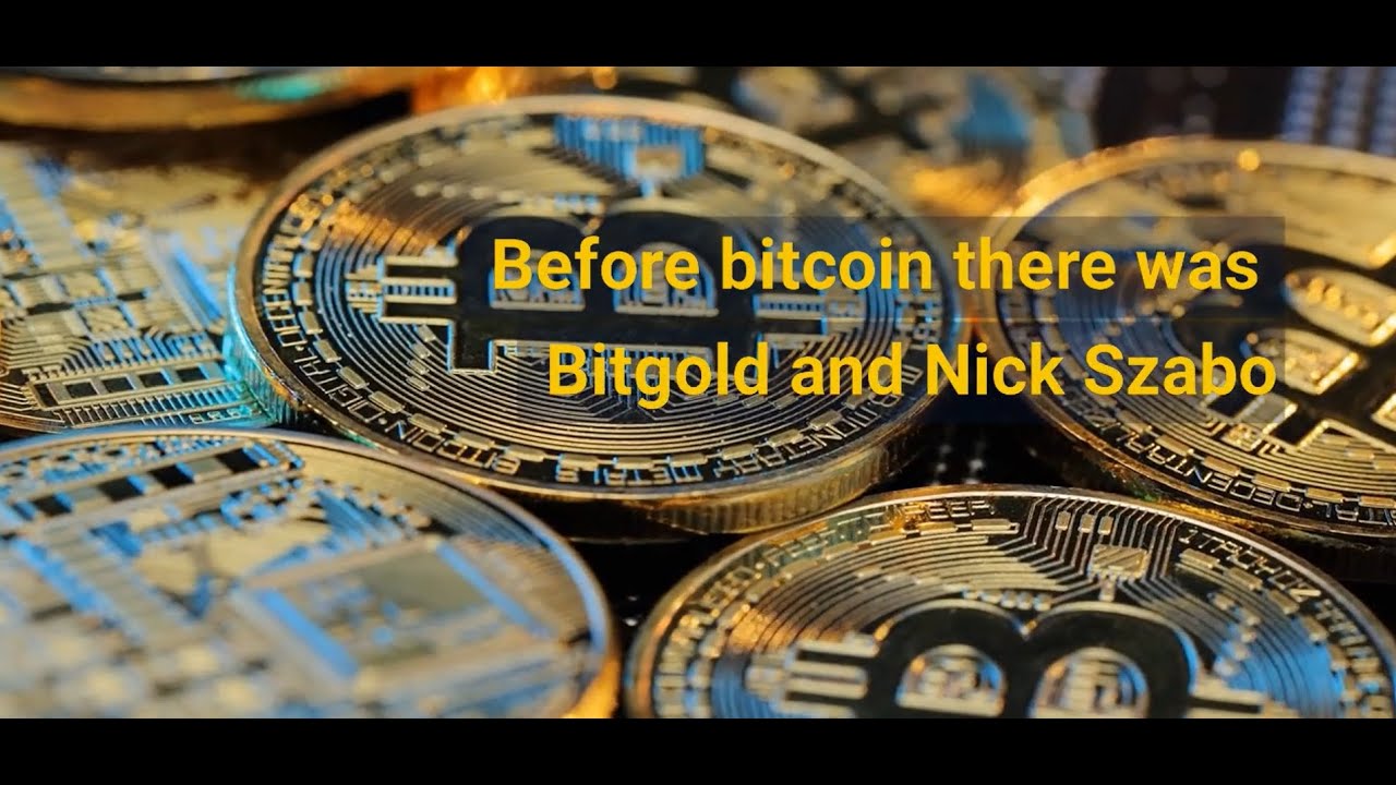 Before Bitcoin there was Bitgold and Nick Szabo - YouTube