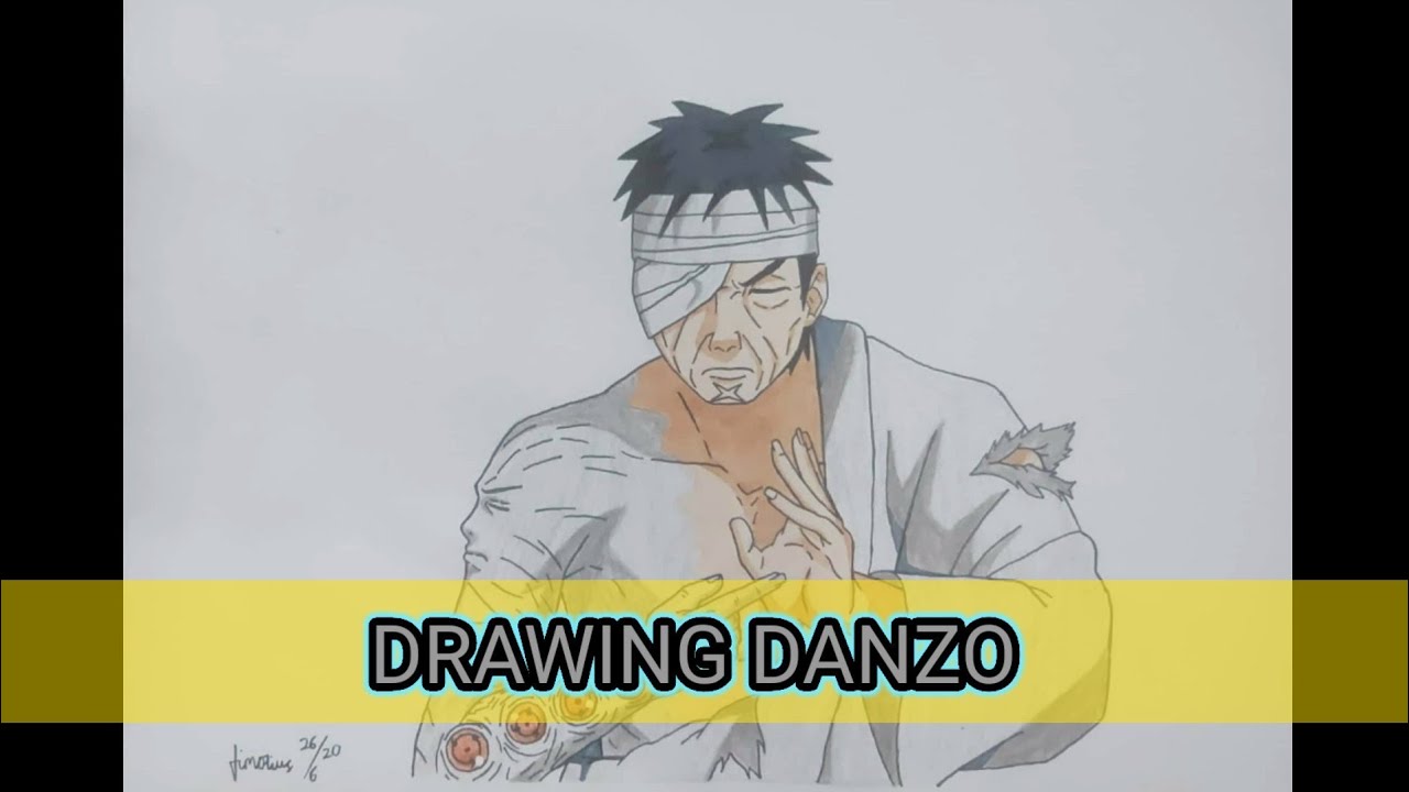 Drawing Danzo Shimura-Naruto Shippuden - YouTube