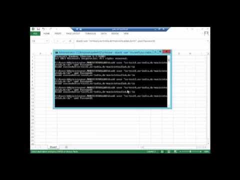 Create active directory bulk users using csvde,dsadd - YouTube
