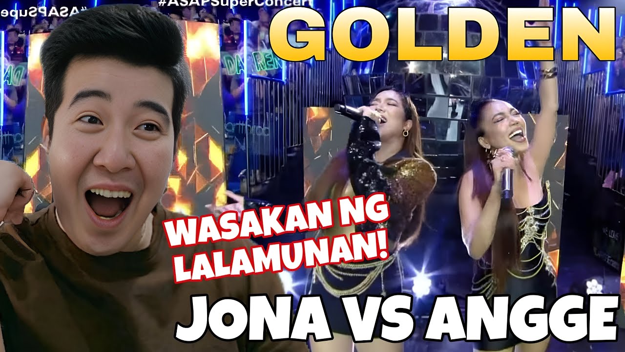 Jona Vs Angeline sings ''GOLDEN'' in ASAP | AUGUST 03 2025 | REACTION ...