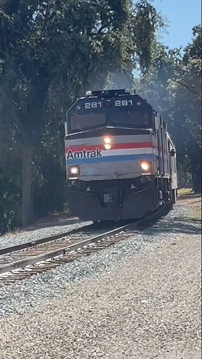 Amtrak 281 leads CSRM excursion - YouTube