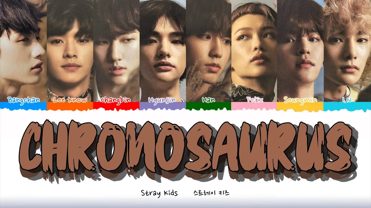 Stray Kids ‘Chronosaurus’ OT8 Colour Coded Lyrics (Romanized) - YouTube