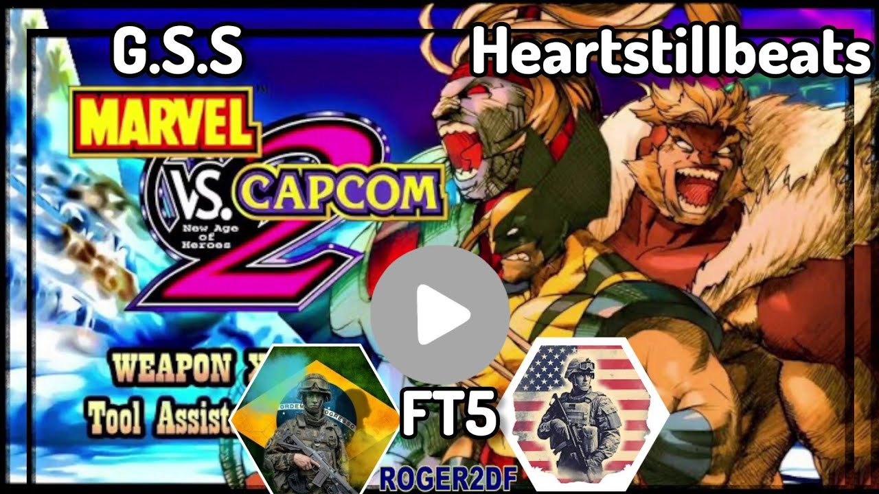 Marvel vs. Capcom 2: ((G.S.S-BR🆚Heartstillbeats-EUA))-FT5- #fightcade2 ...