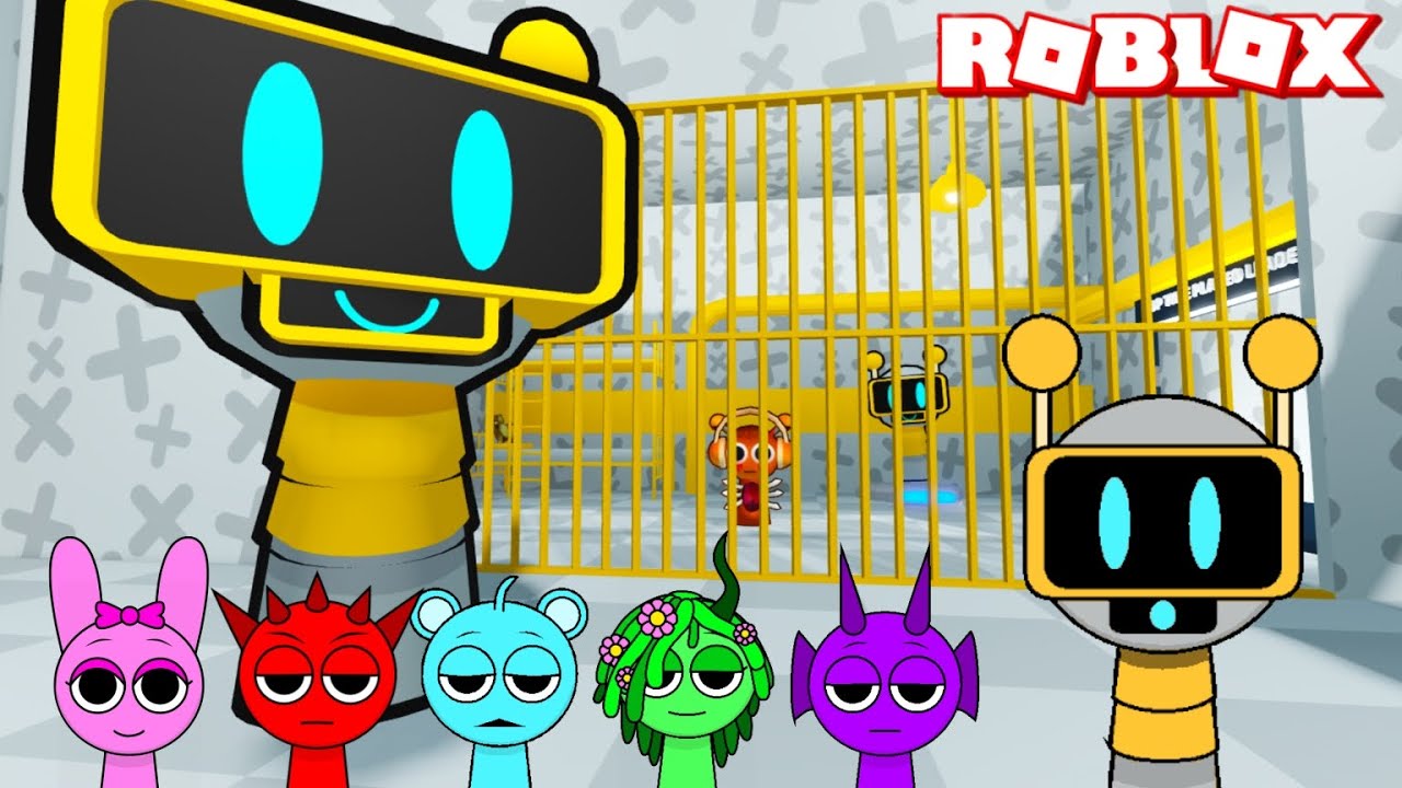 Sprunki Fun Bot Plays Sprunki Fun Bot Prison Run Obby in ROBLOX ...