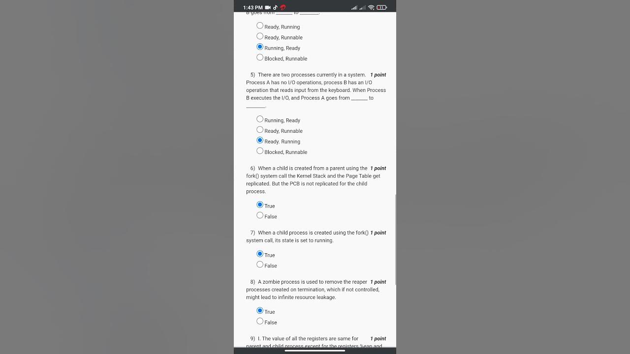 introduction to operating system NPTEL assignment solution week 3 - YouTube