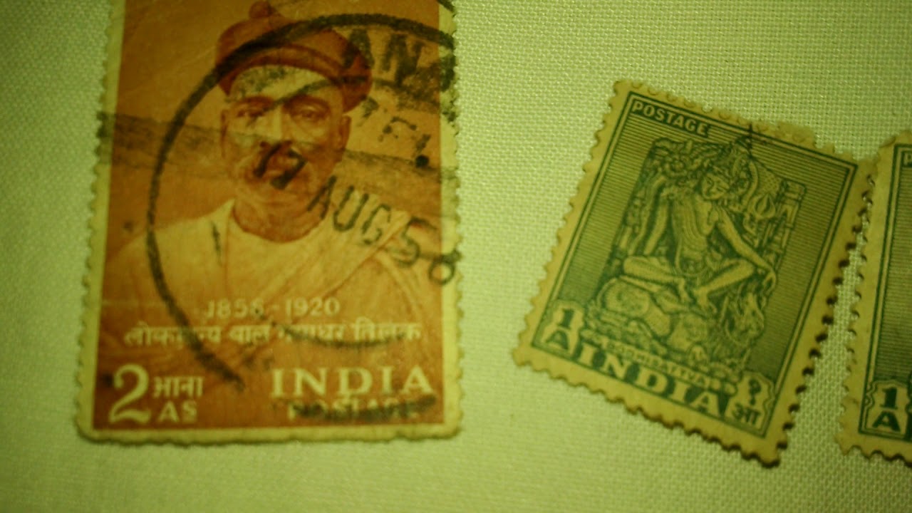 Old Indian stamps collection - YouTube