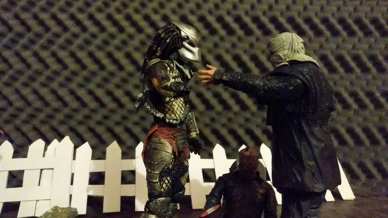 Jason vs Predator - stop motion - neca - YouTube