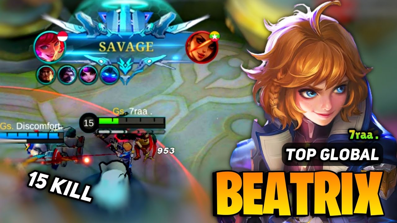 SAVAGE! Beatrix Post Buff Build [ Beatrix Best Build Top Global ] 7raa ...