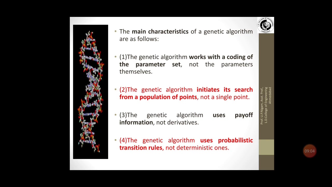 PDDC 5th SEM: GENETIC ALGORITHM MODULE 3- SOFT COMPUTING TECHNIQUES ...
