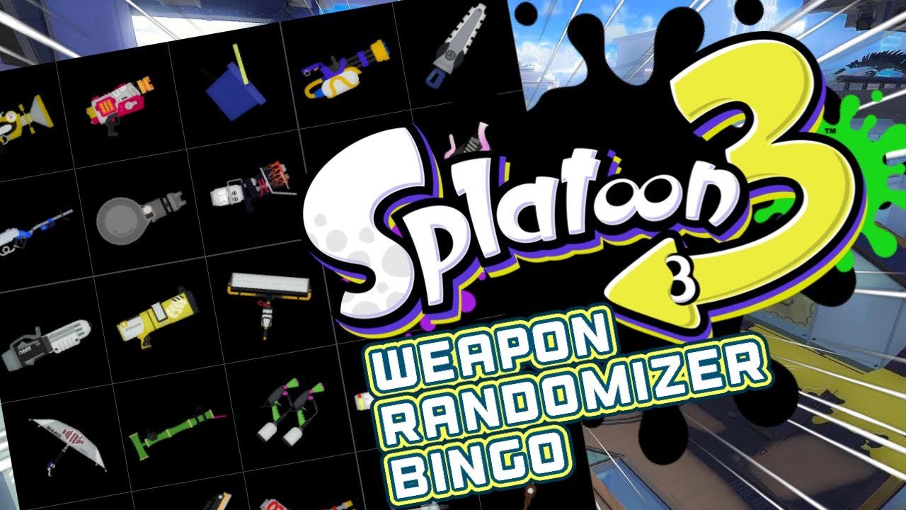 Splatoon 3 Weapon Randomizer Bingo Solo Lockout Challenge #1 - YouTube