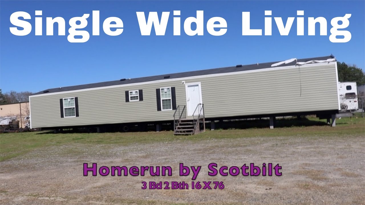 Single Wide Mobile Home tour of the Homerun - YouTube