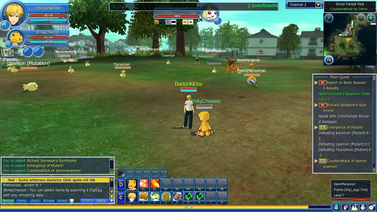 Digimon Masters - gameplay - YouTube