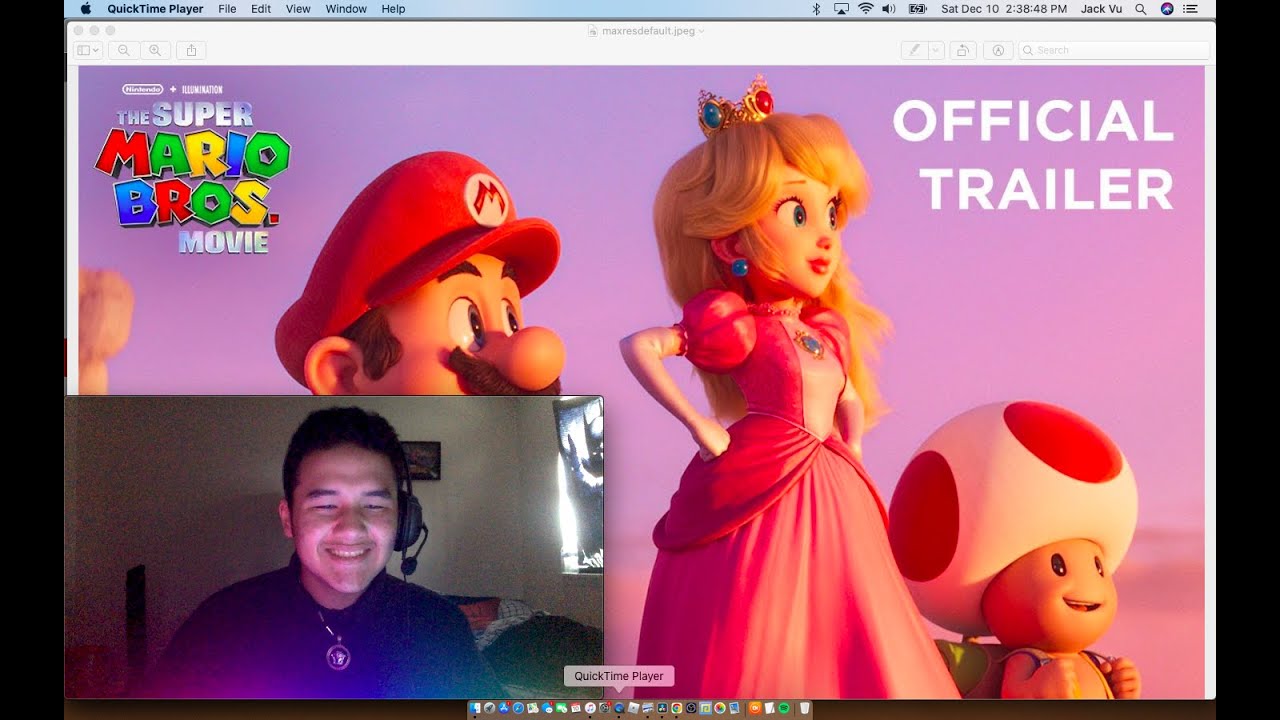 The Super Mario Bros. Movie Official Trailer REACTION! - YouTube