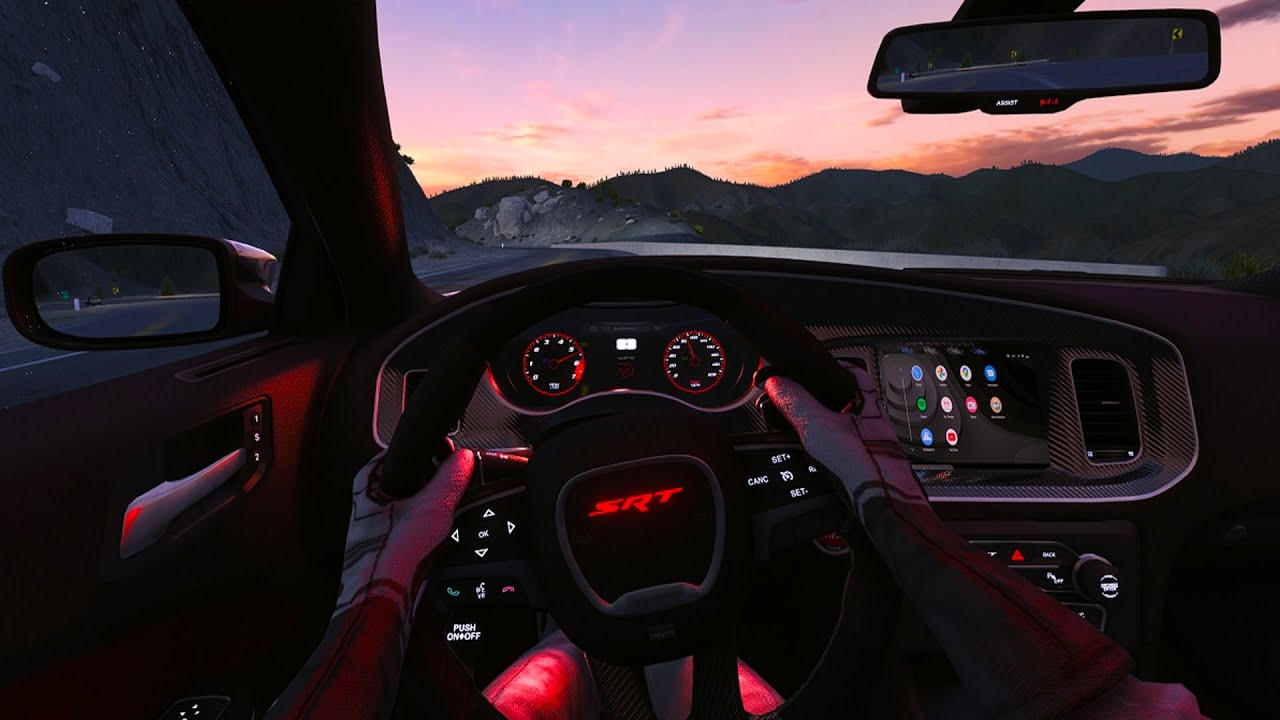 800HP Dodge Hellcat Pov Drive through the Canyons - YouTube