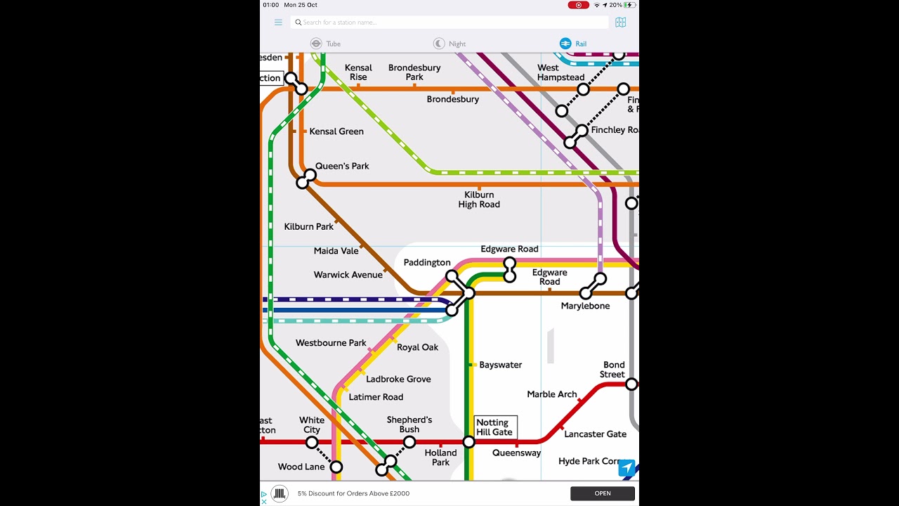 How Paddington is on the Rail and Tube map - YouTube
