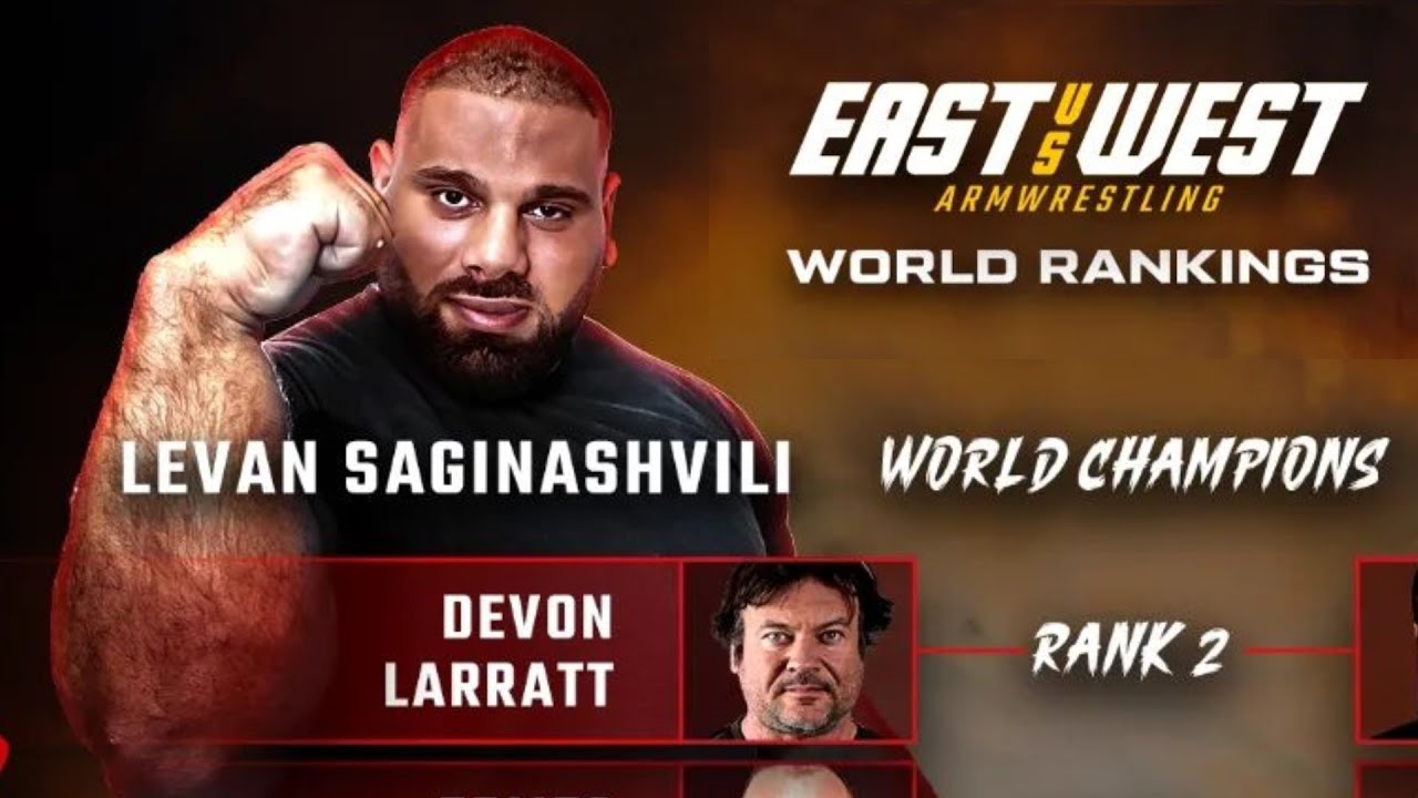 Super heavyweight rankings with right arm (after East vs West 12) - YouTube