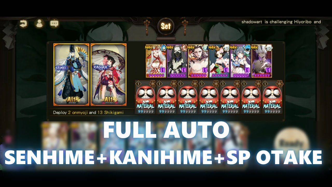 Onmyoji Global - Ultimate Orochi. Senhime+Kanihime+SP Otake. Full Auto ...