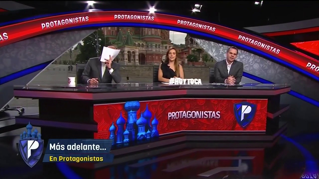 Luis García le echa encima el agua a Martinoli y Tania Rincón en el ...