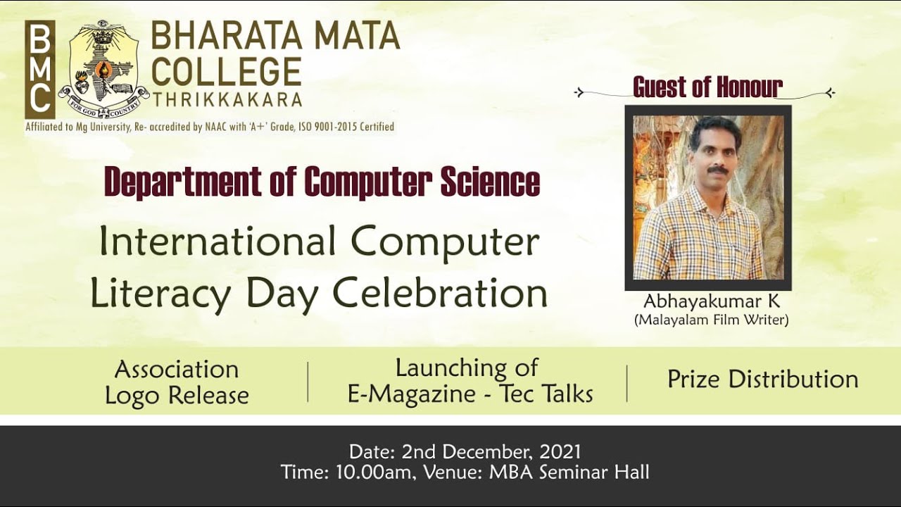 International Computer Literacy Day Celebration | Dept. of Computer ...