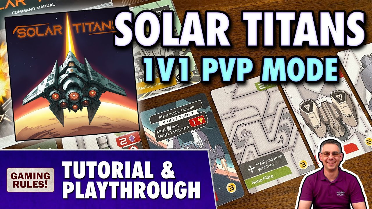 Solar Titans - Tutorial & Playthrough: 1v1 PVP mode - YouTube