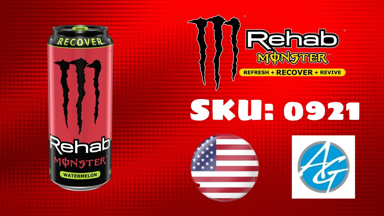 Monster Energy Rehab Watermelon - SKU 0921 - AG - USA - YouTube
