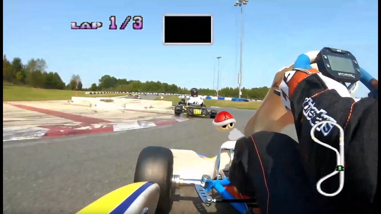 Hitting them with the Red Shell IRL - YouTube